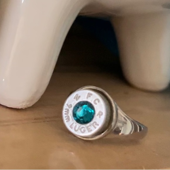 Handmade | Jewelry | Handmade Luger 9mm Bullet Ring Silver | Poshmark
